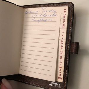 Gucci | Bags | Vintage Gucci Address Bookwallet | Poshmark